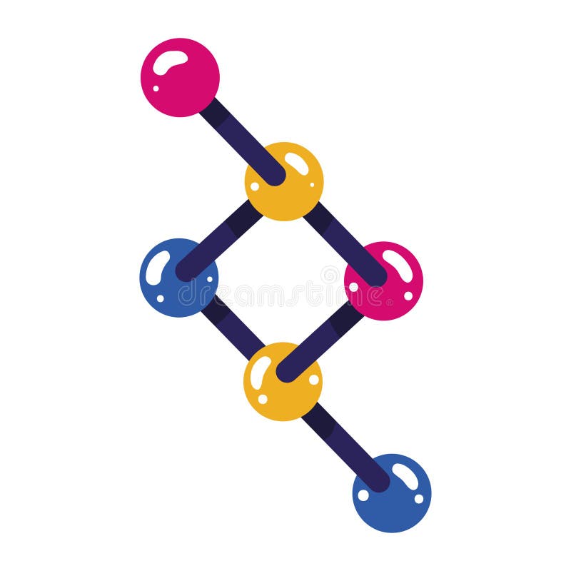 Molecule Structure Particle Stock Vector - Illustration of human ...