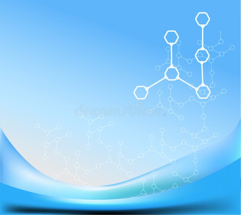 Molecule Structure Pattern Background Vector Design Stock Illustration ...