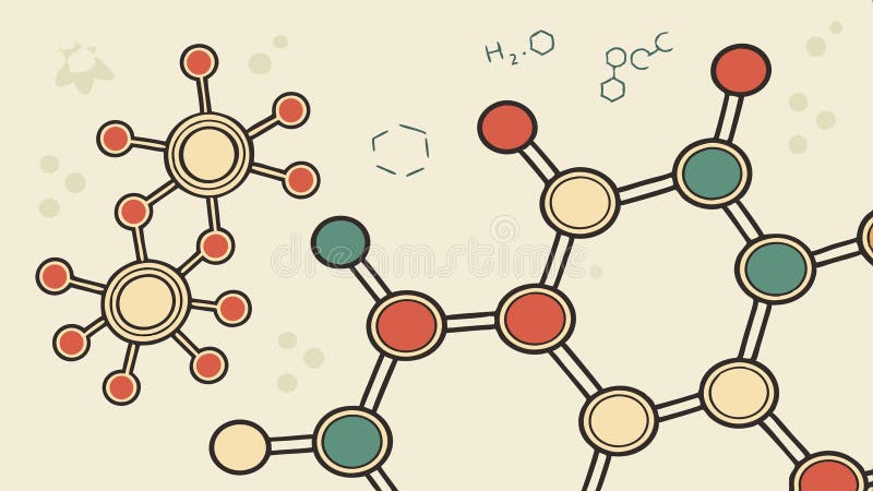Molecule Structure Science, Chemical Molecule and Scientific Art Vector ...