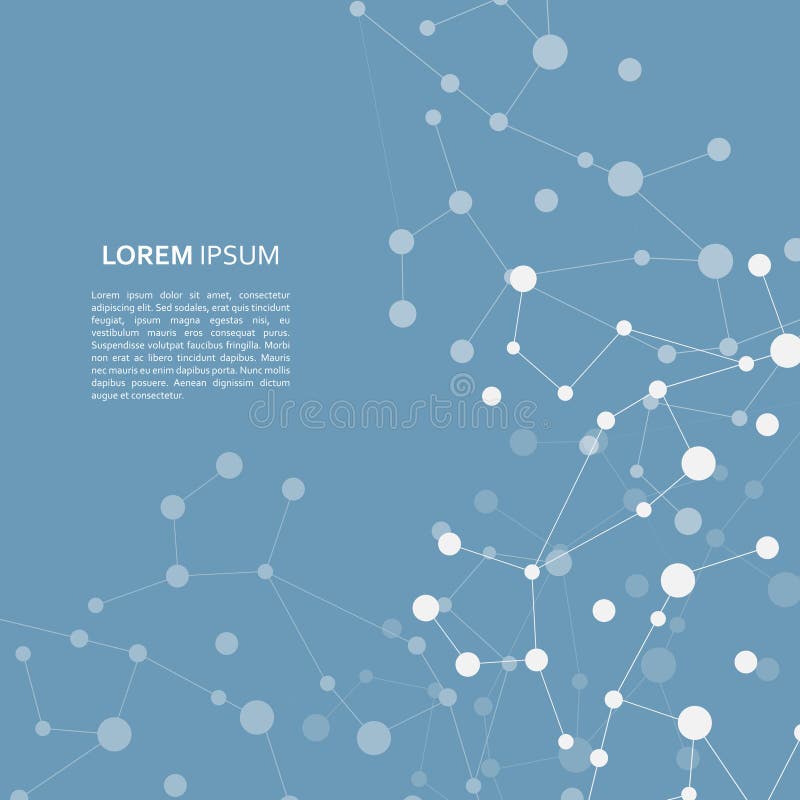 Molecule Structure Vector Background Vector Abstract Science Background With Place For Text