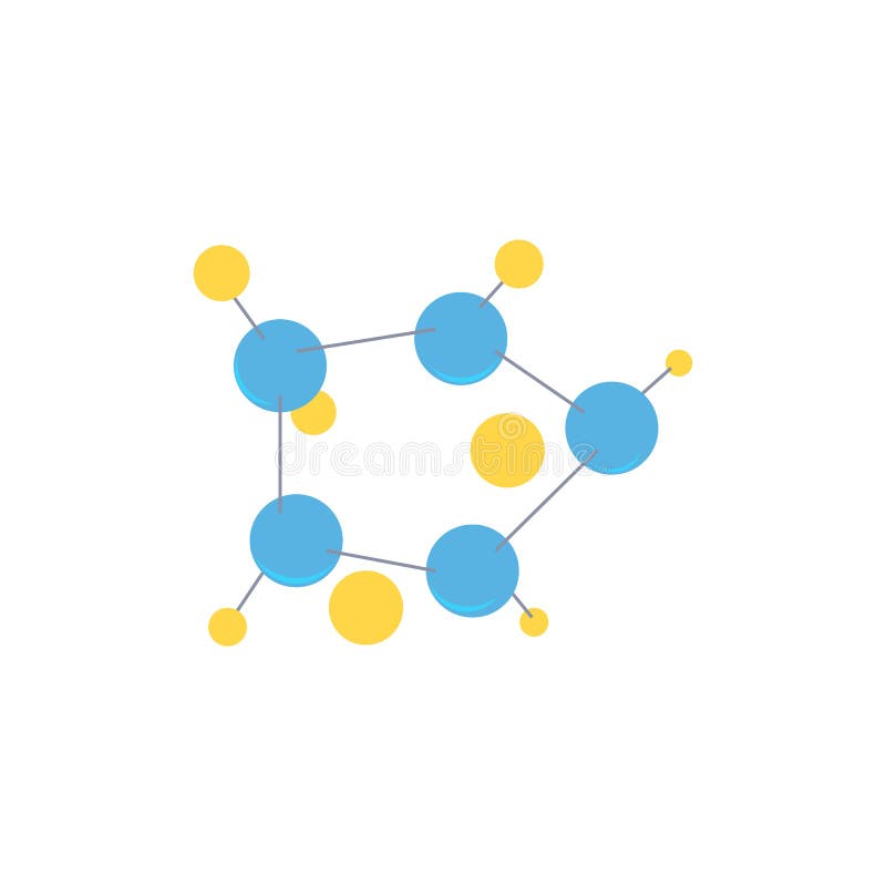 Molecule Symbol Logo Template Vector Illustration Design Stock Vector ...
