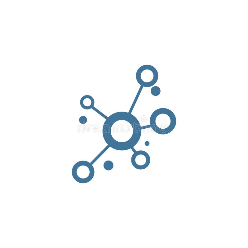 Molecule Symbol Logo Template Vector Illustration Design Stock Vector ...