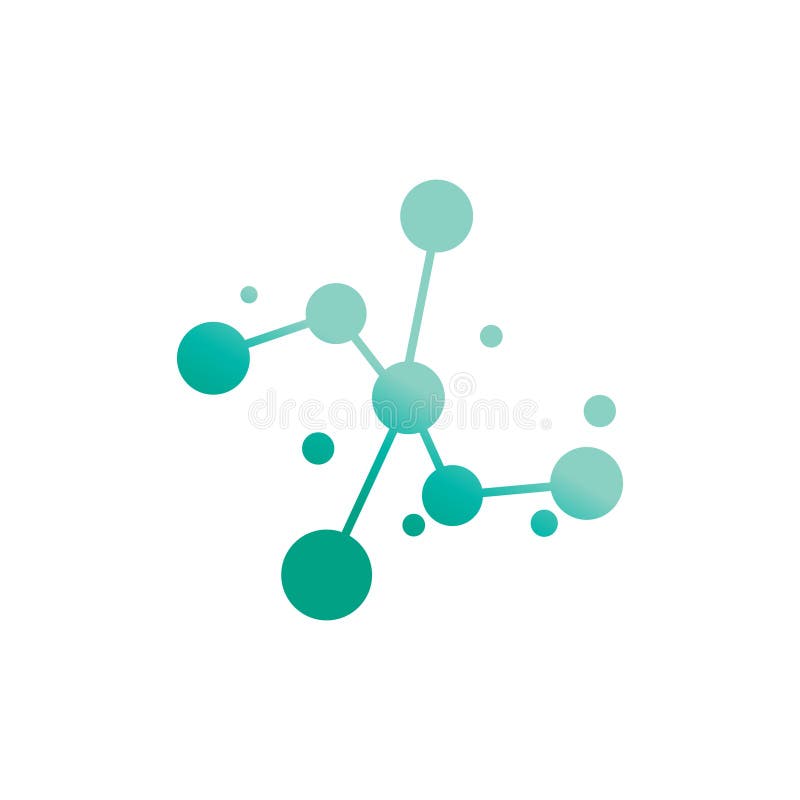 Molecule Symbol Logo Template Vector Illustration Design Stock Vector ...