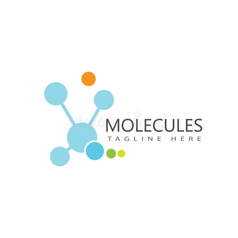 Molecule Symbol Logo Template Vector Illustration Design Stock Vector ...