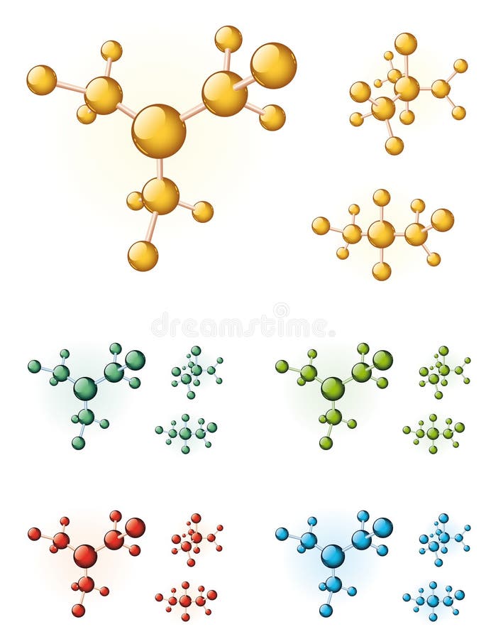 Molecule symbols stock vector. Illustration of molecule - 24108707
