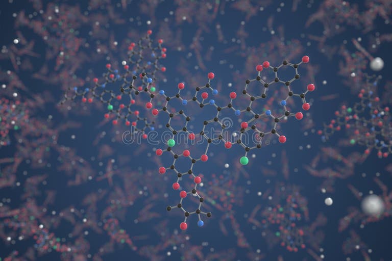 Vancomycin Molecule Stock Illustrations – 27 Vancomycin Molecule Stock ...