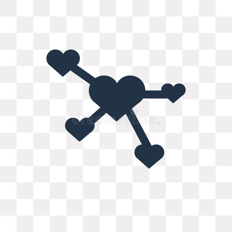 Molecule Vector Icon Isolated on Transparent Background, Molecule ...