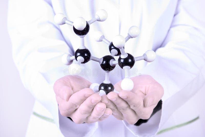 Molecules stock photo. Image of experienced, experiment - 13211762