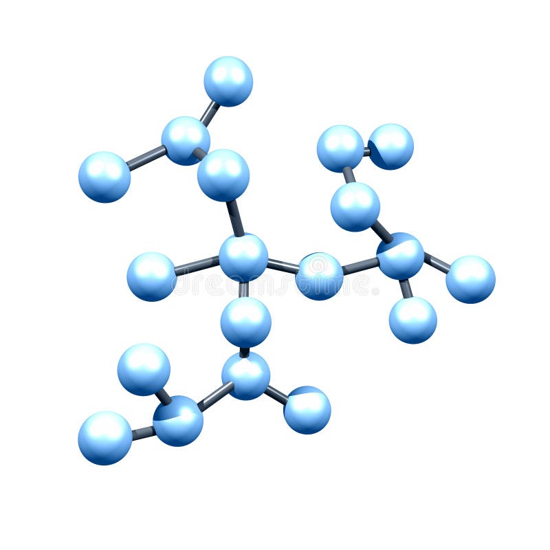 Large Molecule stock illustration. Illustration of scientific - 1766608
