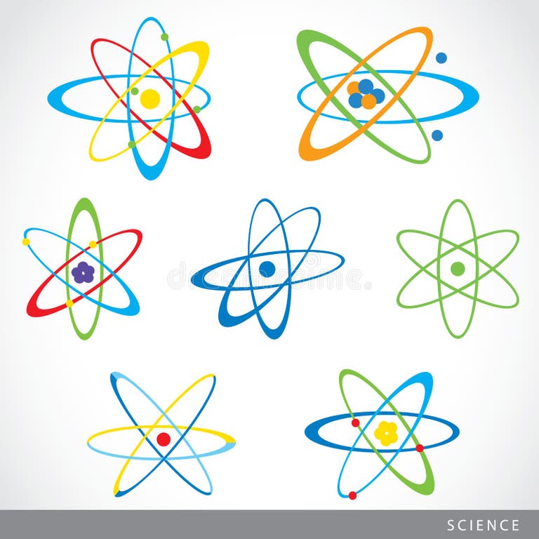 Molecules Atoms Symbol Science Icon Vector Stock Vector - Illustration ...