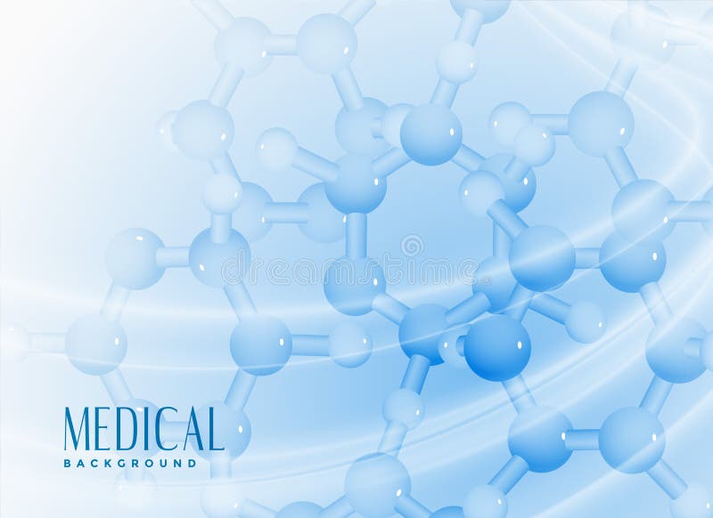 Molecules Background for Medical or Science Stock Vector - Illustration ...