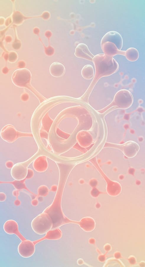 Molecules Chemistry Abstract Vector Digital Design Illustration ...