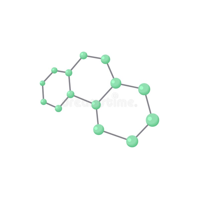 Cartoon Molecules Icon Emoji Isolated Illustration Stock Illustration ...