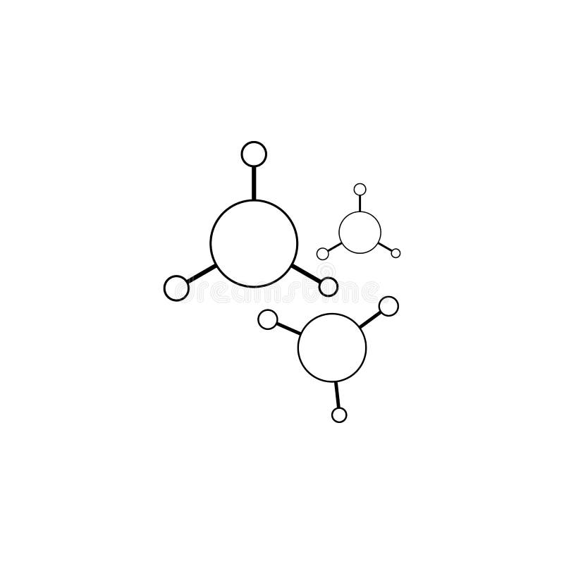 Molecules Icon. Simple Element Illustration. Molecules Symbol Design ...