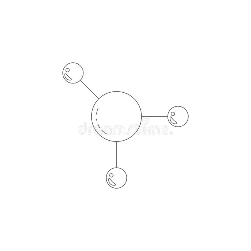 Molecules Icon. Simple Element Illustration. Molecules Symbol Design ...