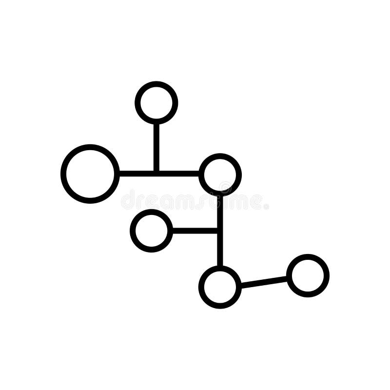 Molecules Icon Vector Isolated on White Background, Molecules Sign ...