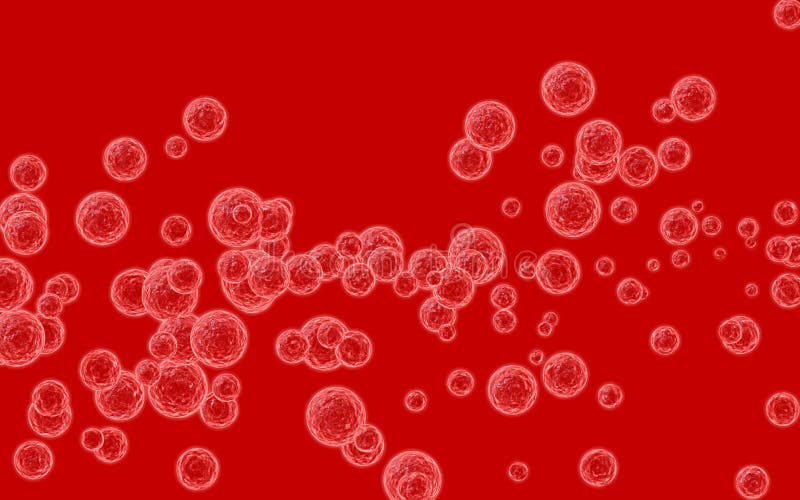 Molecules red abstract stock image. Image of chemical - 3346511