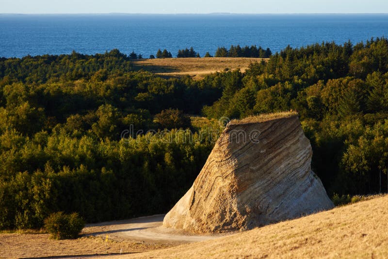 Moler on island Fur stock image. Image of moler, fjord - 57994691