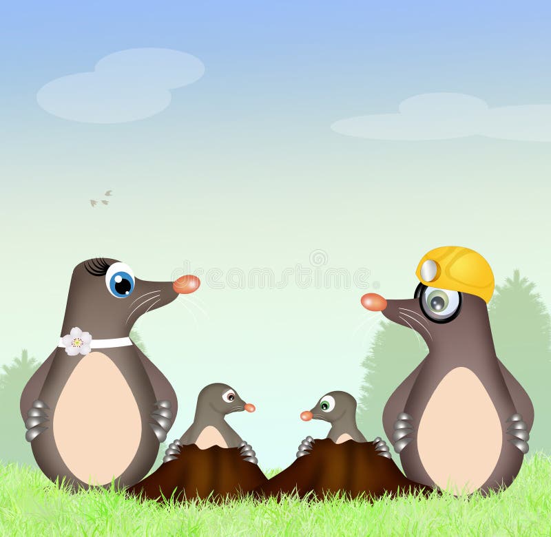Mole Family Stock Illustrations – 65 Mole Family Stock Illustrations ...
