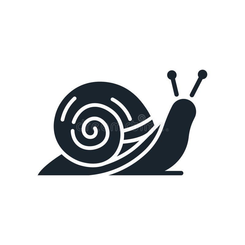 Snail Flat Icon, Slug. Mollusk Invertebrates. Stock Vector ... Snail Flat Icon, Slug. Mollusk Invertebrates. Stock Vector ...