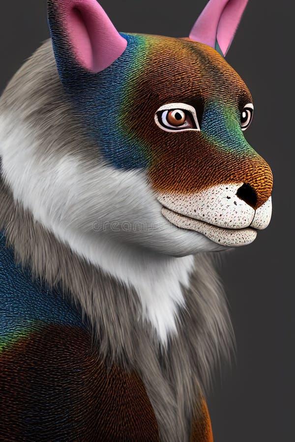 Molly Animal. AI Generated. Stock Illustration - Illustration of ...