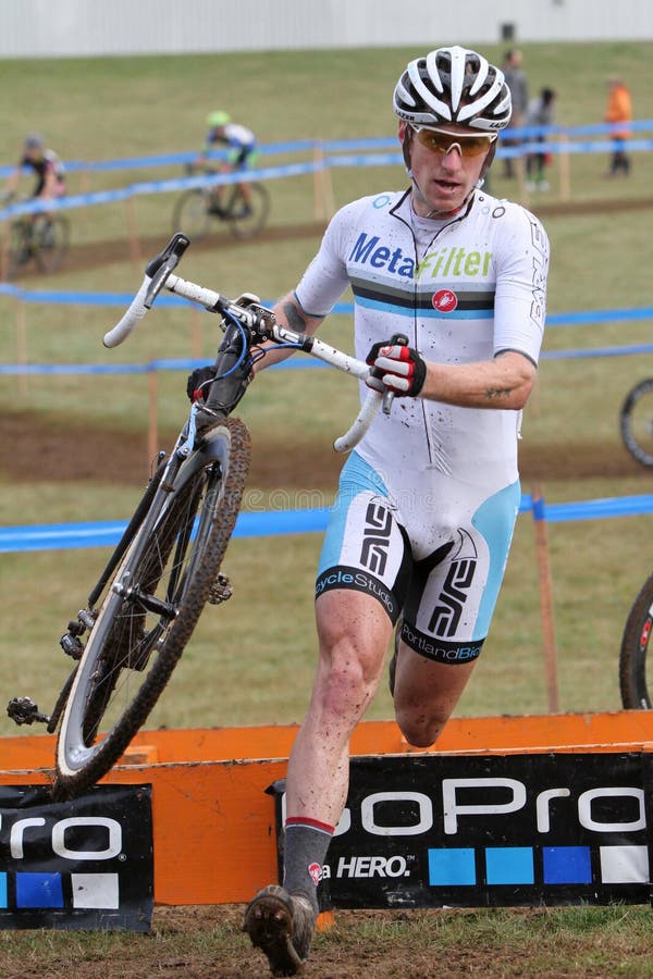 Molly Cameron Competes at Cycloross Race Editorial Stock Photo - Image ...