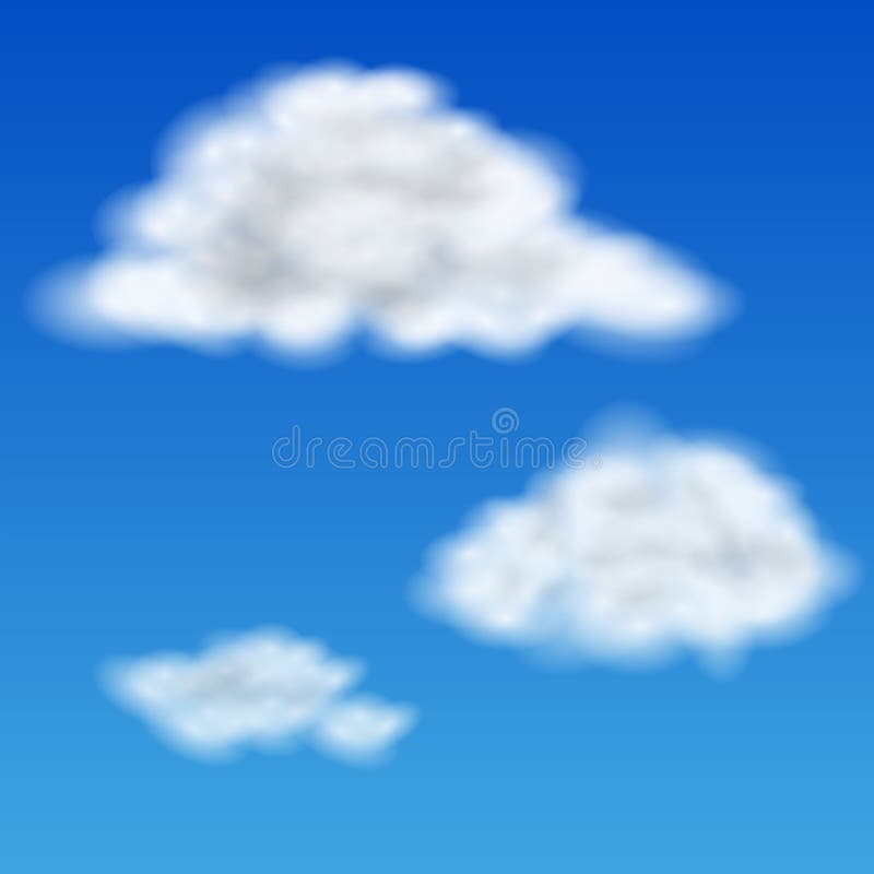 Moln vektor illustrationer. Illustration av meteorologi - 36102154