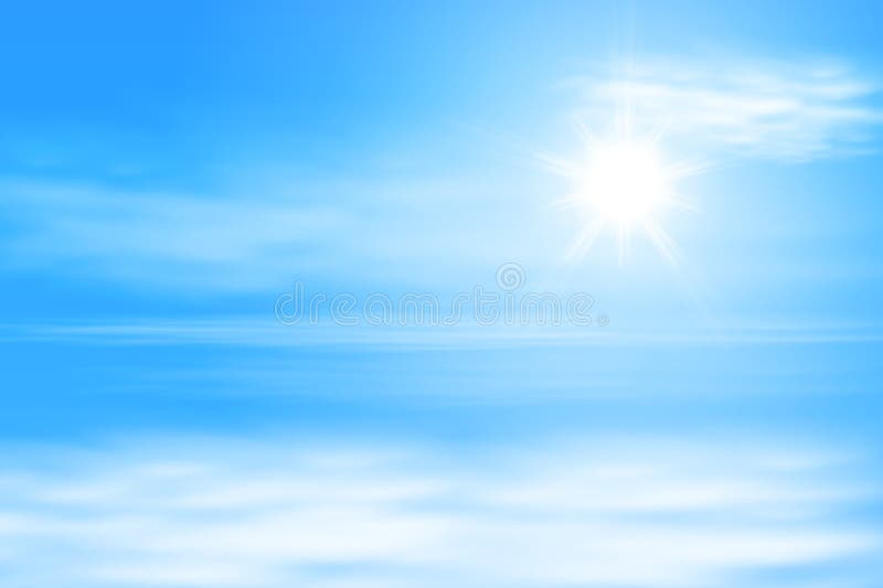 Moln och sol vektor illustrationer. Illustration av diagram - 39270626