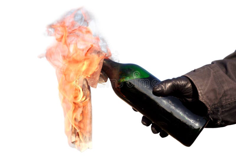 Molotov cocktail stock image. Image of terror, anarchist - 11882967
