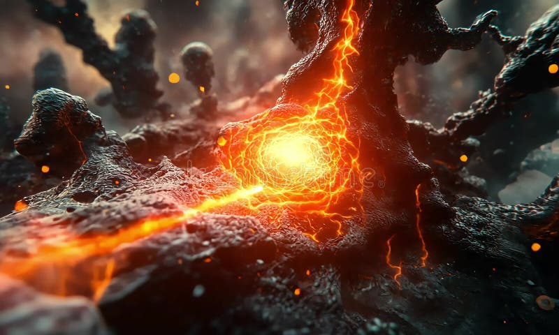 Molten Core stock footage. Video of texture, magma, coreplasma - 381691364