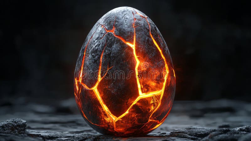 Molten Egg stock illustration. Illustration of rock - 335166992