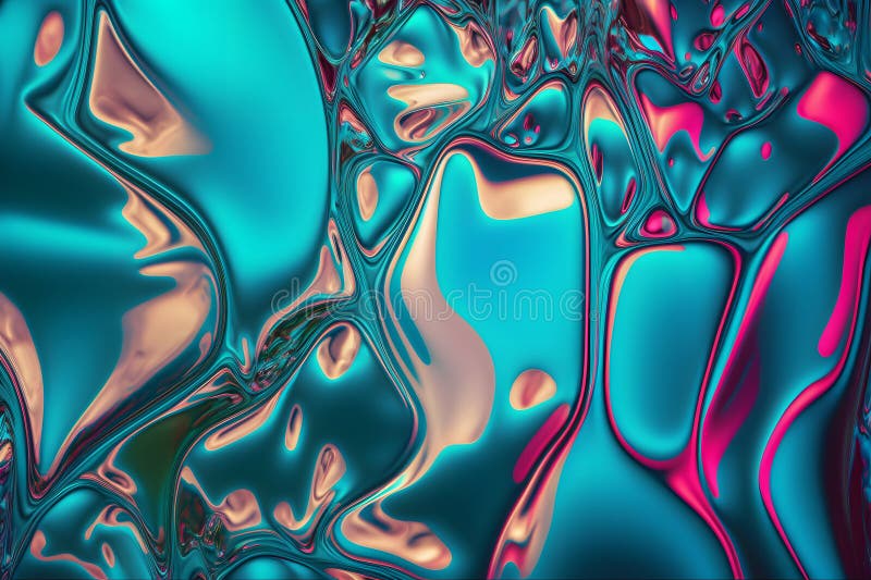 Molten, Fluid Metallic Texture Stock Photo - Image of sophisticated ...