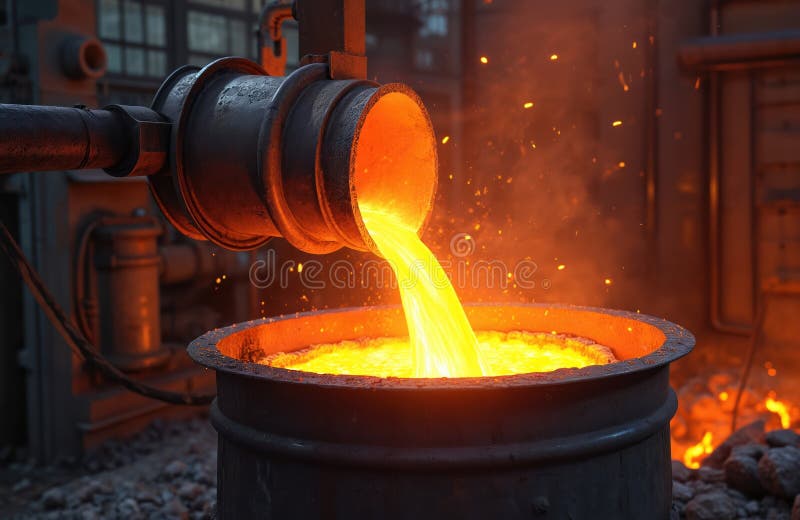 Foundry Crucible Stock Illustrations – 333 Foundry Crucible Stock ...