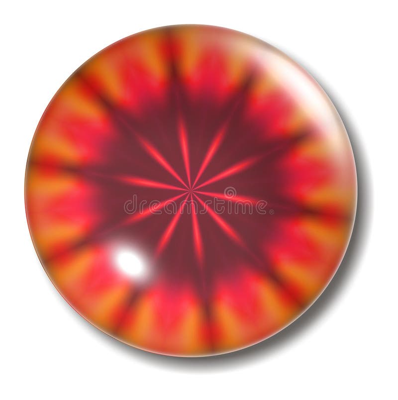 Molten Lava Button Orb stock illustration. Illustration of generic - 955165
