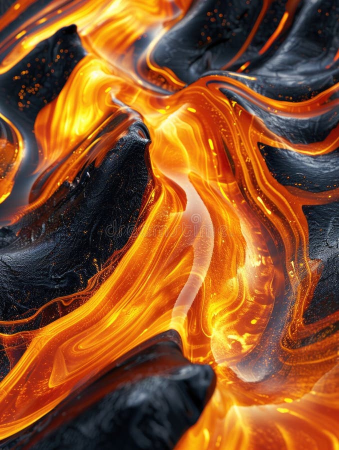Molten Lava stock photo. Image of texture, lava, molten - 364309786