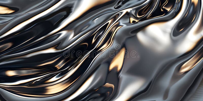 Molten Metal Flow: a Dynamic Abstract of Liquid Silver Stock ...