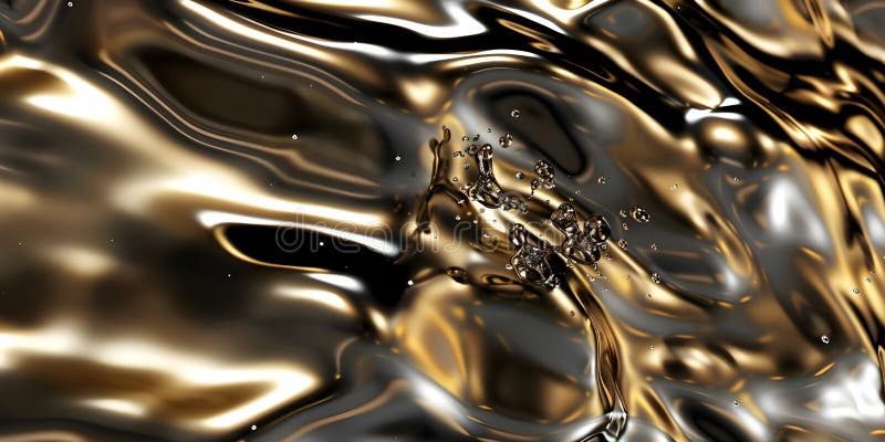 Molten Metal Flow: a Dynamic Abstract of Liquid Silver Stock ...
