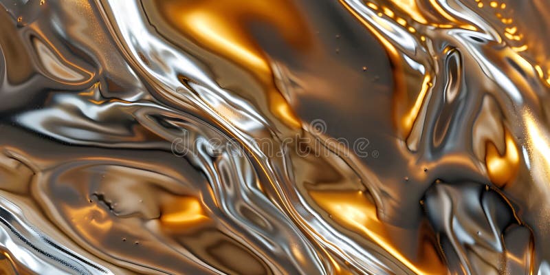 Molten Metal Flow: a Dynamic Abstract of Liquid Silver Stock ...