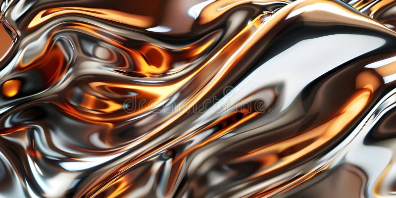 Molten Metal Flow: a Dynamic Abstract of Liquid Silver Stock ...