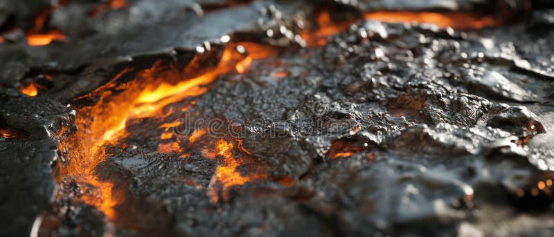 Molten Metal Flows with Intense Heat and Dynamic Textures in ...