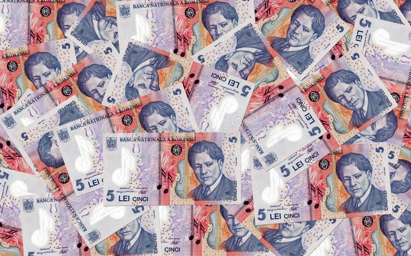 Molto denaro rumeno immagine stock. Immagine di lotto - 31118707