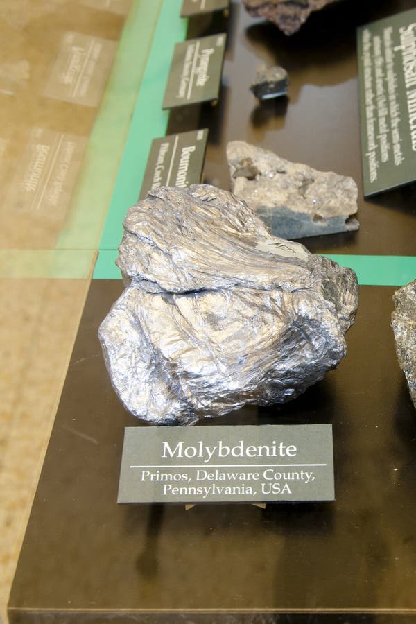 Molybdenite or molybdenum stock photo. Image of atomic - 36308618