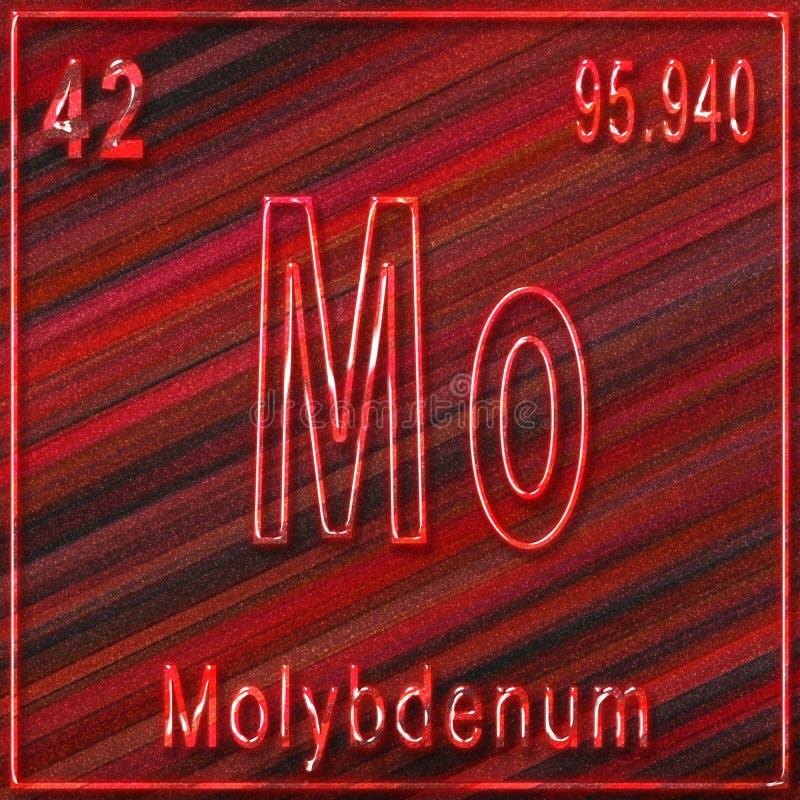 Molybdenum on the Periodic Table of the Elements Stock Photo - Image of ...