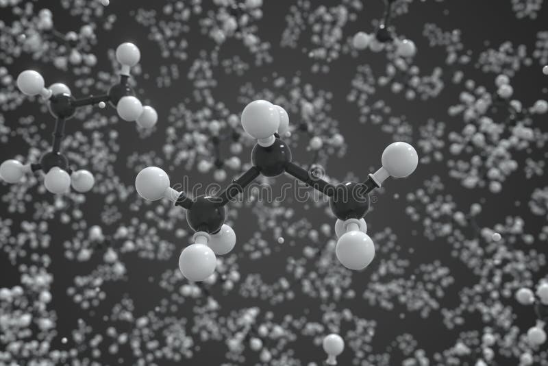 Molécula De Propano Fabricada Con Bolas Modelo Científico Molecular ... Molécula De Propano Fabricada Con Bolas Modelo Científico Molecular ...