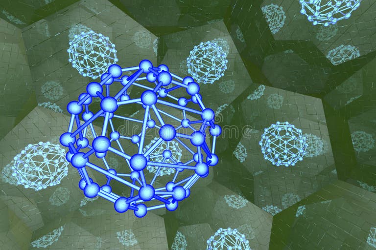 Molécules, Fond Moléculaire Illustration Stock - Illustration du nanotechnologie, conception ...