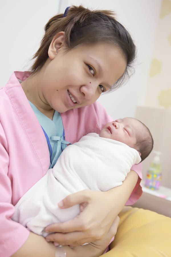 Mom and baby stock photo. Image of family, newborn, daughter - 24904638