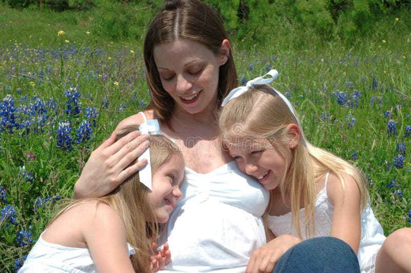 Mom and Children stock photo. Image of mothers, bond, relation - 2344412
