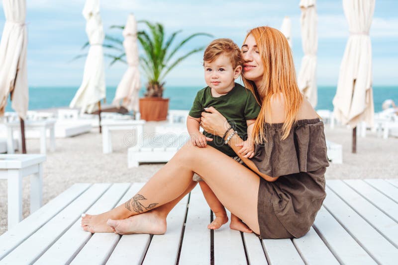 13,893 Mom Son Beach Stock Photos - Free & Royalty-Free Stock Photos ...