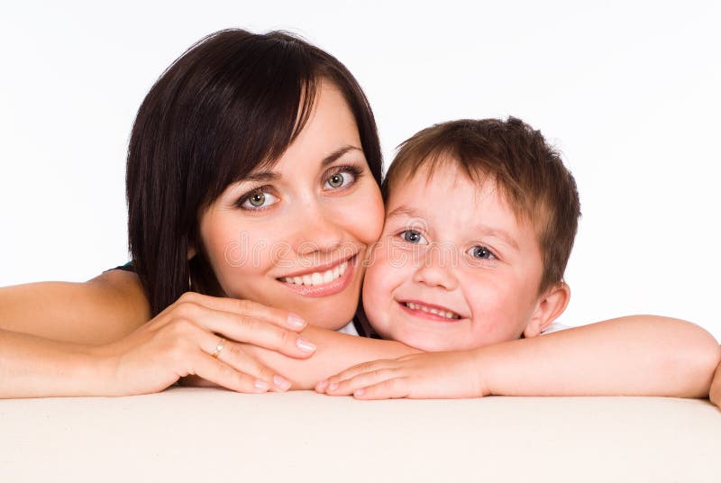 Mom with kid stock image. Image of people, attractive - 20129507