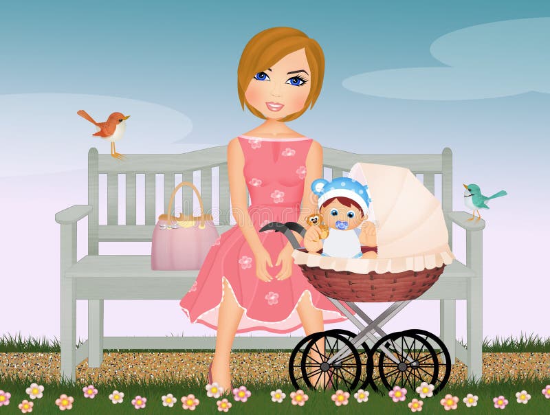 Resting Mom Stock Illustrations – 776 Resting Mom Stock Illustrations ...
